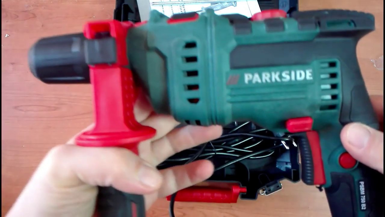 Trapano a Percussione PSBM 750 B2 PARKSIDE LIDL 750W UNBOXING - YouTube