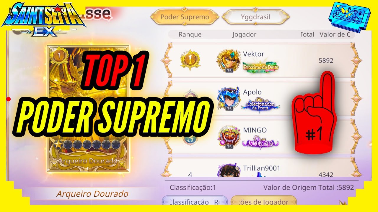A MELHOR ESTRATÉGIA PARA O EVENTO DE PODER SUPREMO - SAINT SEIYA EX ...
