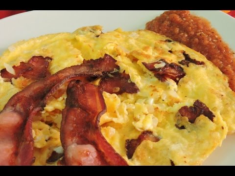 Huevos con tocino.- Recetas de LuzMa - YouTube