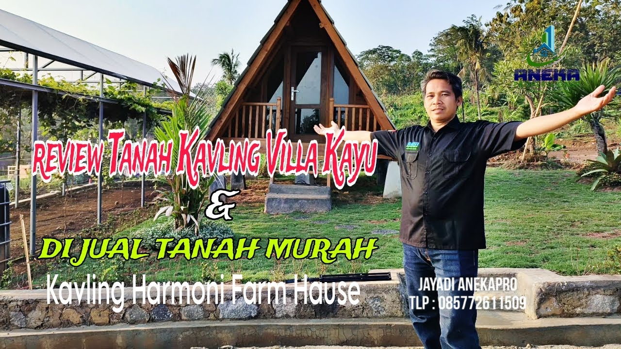 REVIEW TANAH KAVLING DAN VILLA KAYU AESTHETIC,DI JUAL TANAH MURAH - YouTube