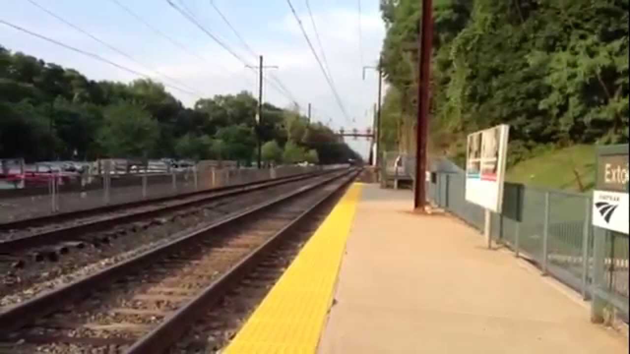 Amtrak #653 westbound keystone service on keystone corridor - YouTube