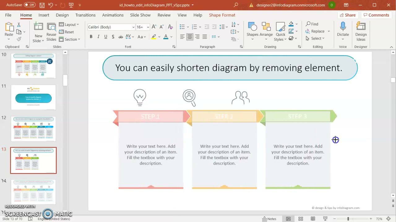 How To Edit PPT Diagram Expand Shorten InfoDiagram YouTube How To Edit PPT Diagram Expand Shorten InfoDiagram YouTube