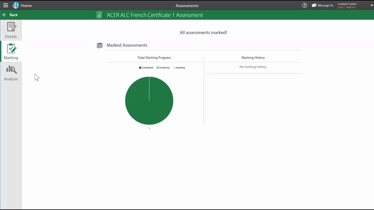 ACER Exams - How to set and mark an assessment - YouTube