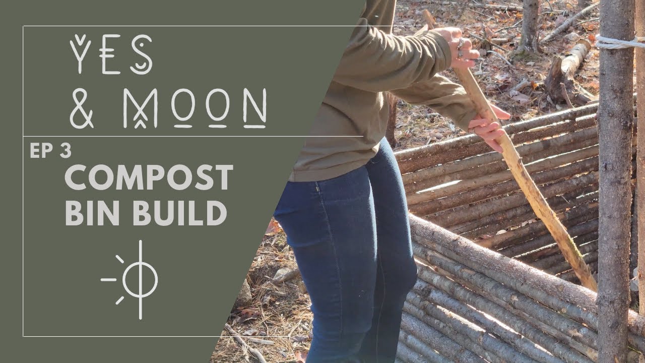 COMPOST BIN BUILD | Land Clearing | Off Grid | Start a Homestead I ...