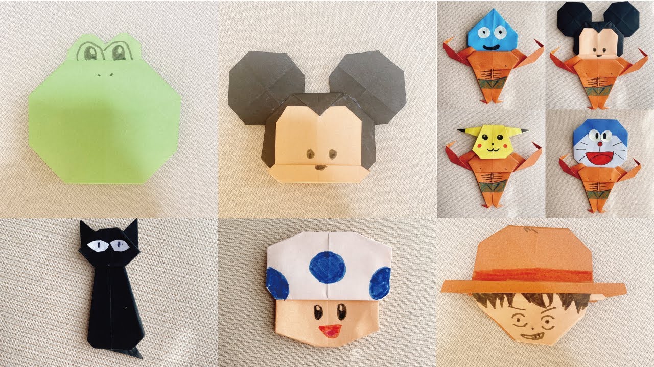 Anime Origami (normal speed) Compilation 😆😆😆 | Part4 - YouTube