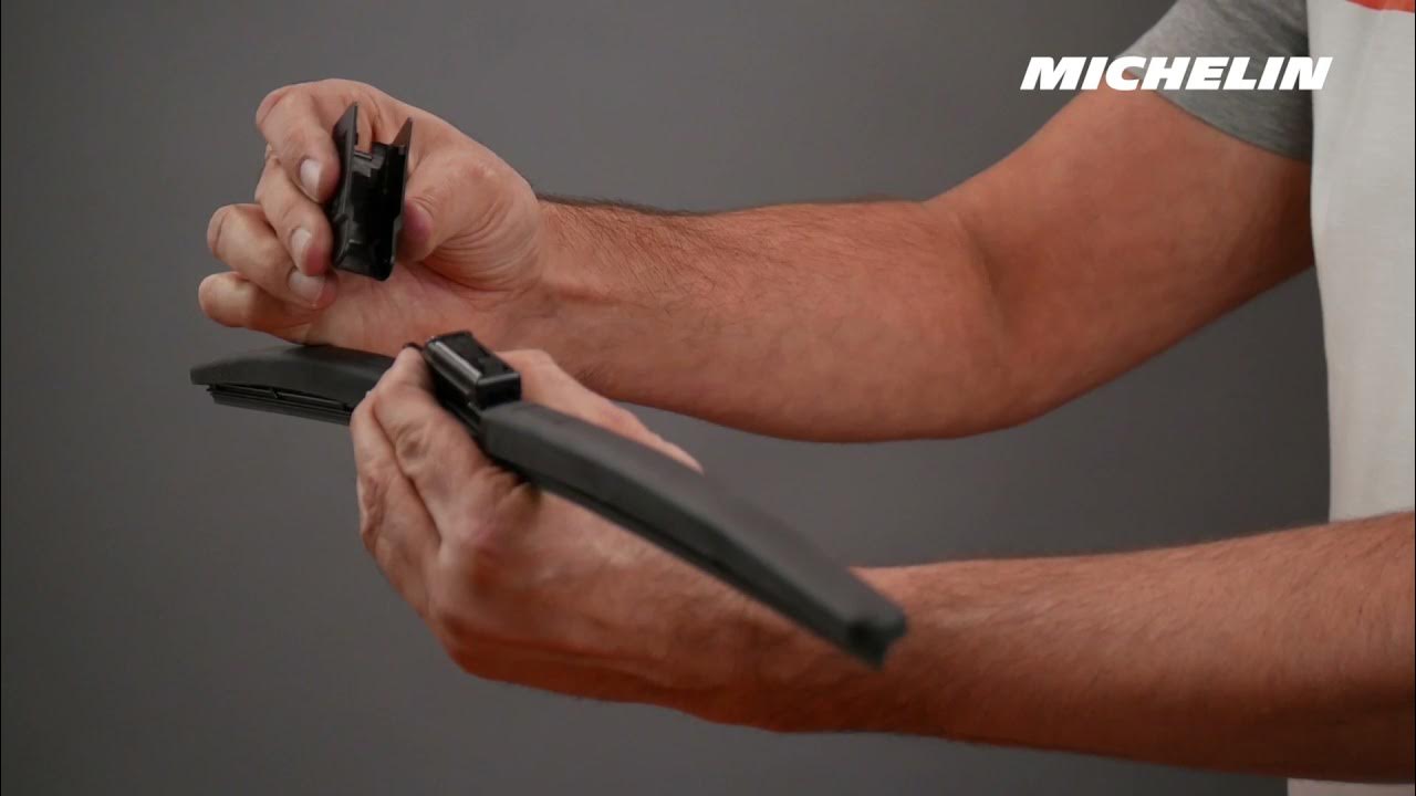 Michelin Hydroedge Hybrid Wiper Blade Top Lock Narrow Arm Installation - YouTube