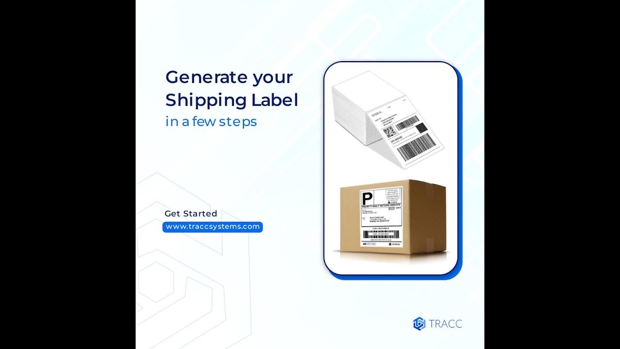 Shipping Label Generation Solution from Tracc Systems - YouTube