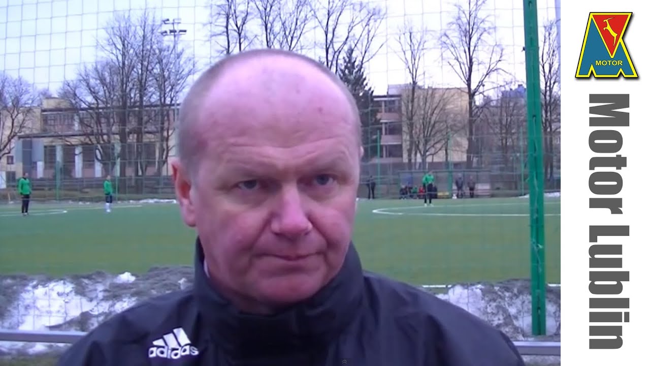 Trener Motoru Robert Kasperczyk po sparingu z Granatem Skarżysko ...