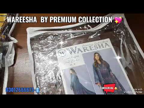 WAREESHA BY PREMIUM COLLECTION 💖 #2023 ARRIVAL #KHADDAR COLLECTION ...