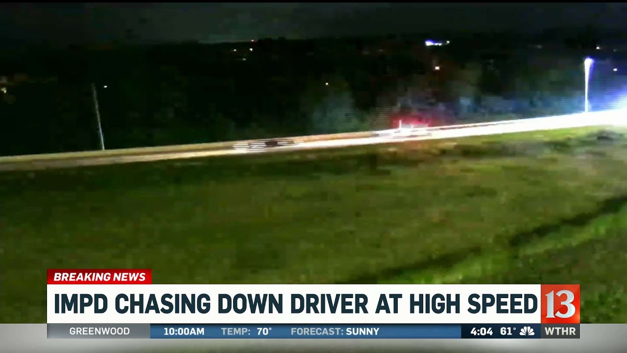 High speed chase through Indy - YouTube