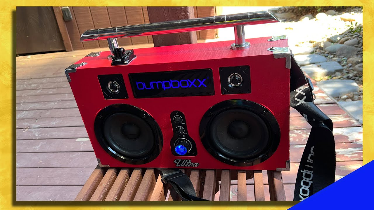 Bumpboxx Ultra Review - A great portable boom box! - YouTube