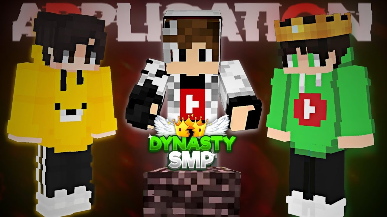 🤯The MOST UNIQUE APPLICATION For Dynasty SMP @NOTDEVA03 x @ItsGreekyBoy ...