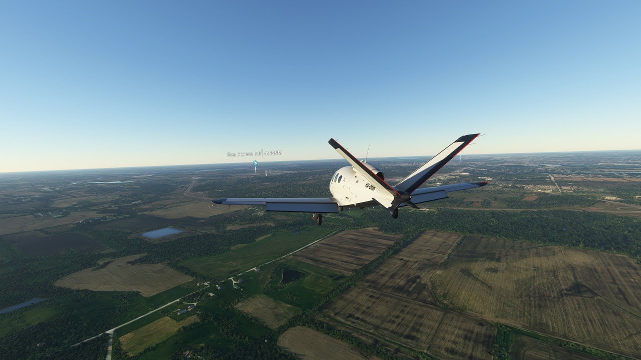 MSFS KFSD-KDSM IFR full flight SF50 Vision Jet - YouTube