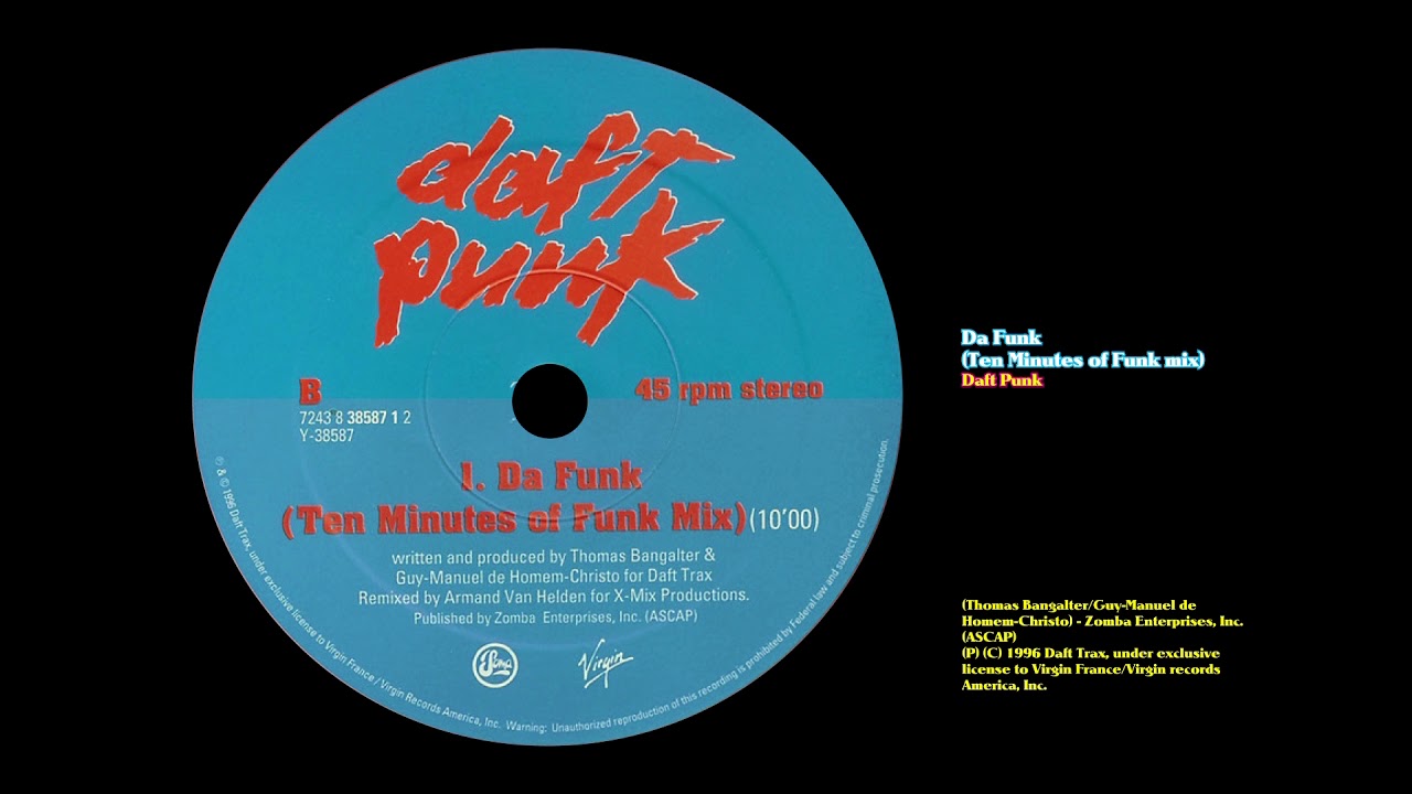 Da Funk (Ten Minutes of Funk mix) - Daft Punk - YouTube