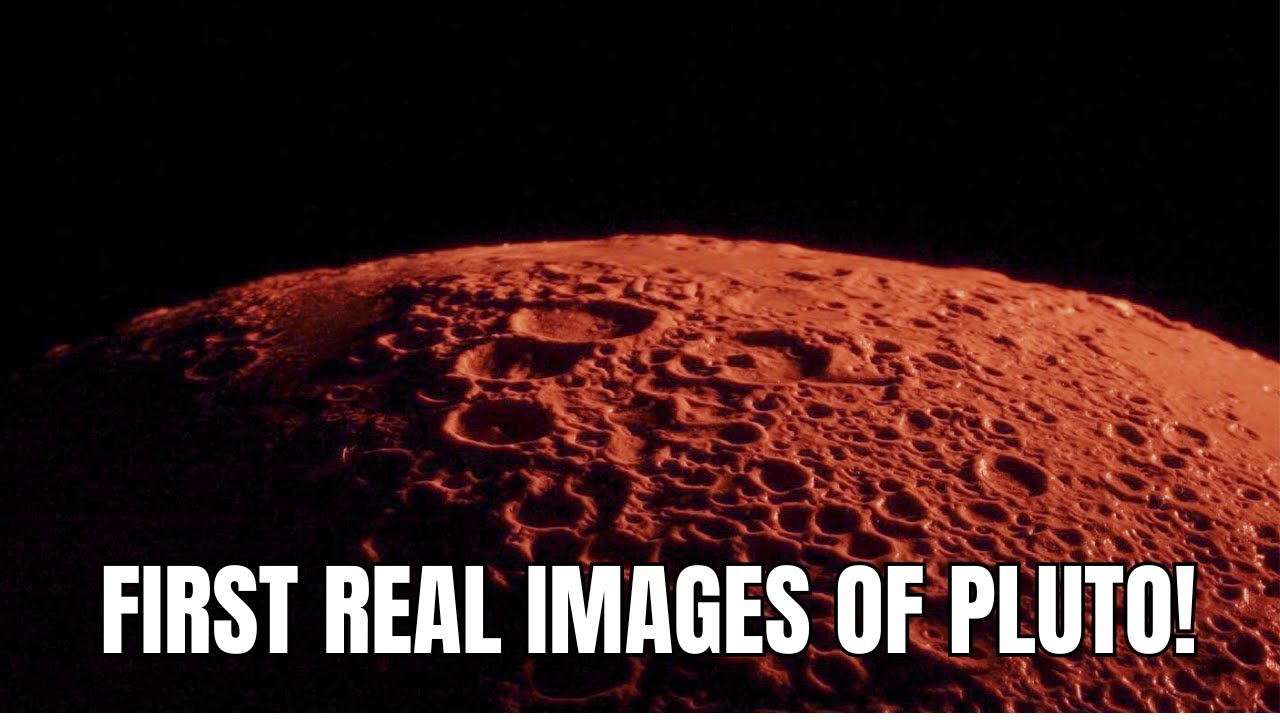 NASA Reveals First Real Pictures of Pluto! - YouTube