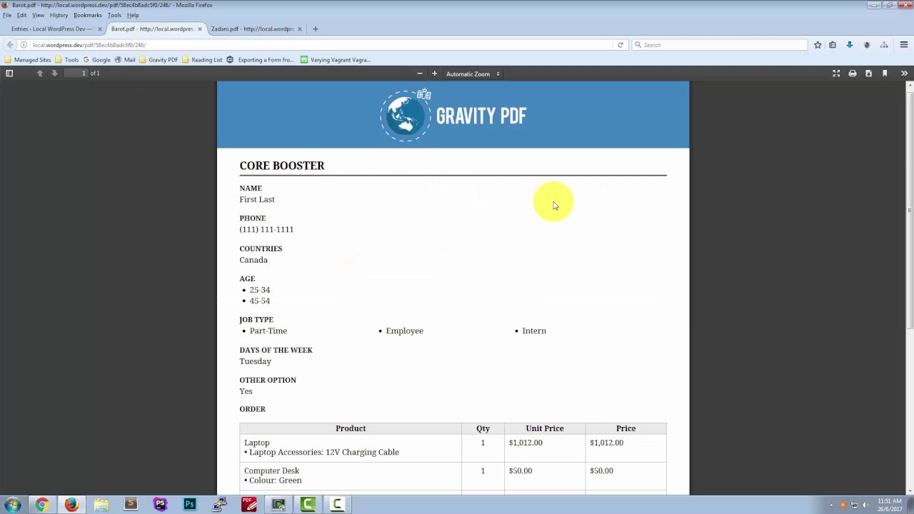 Show all Options - Gravity PDF Core Booster Add-on - YouTube