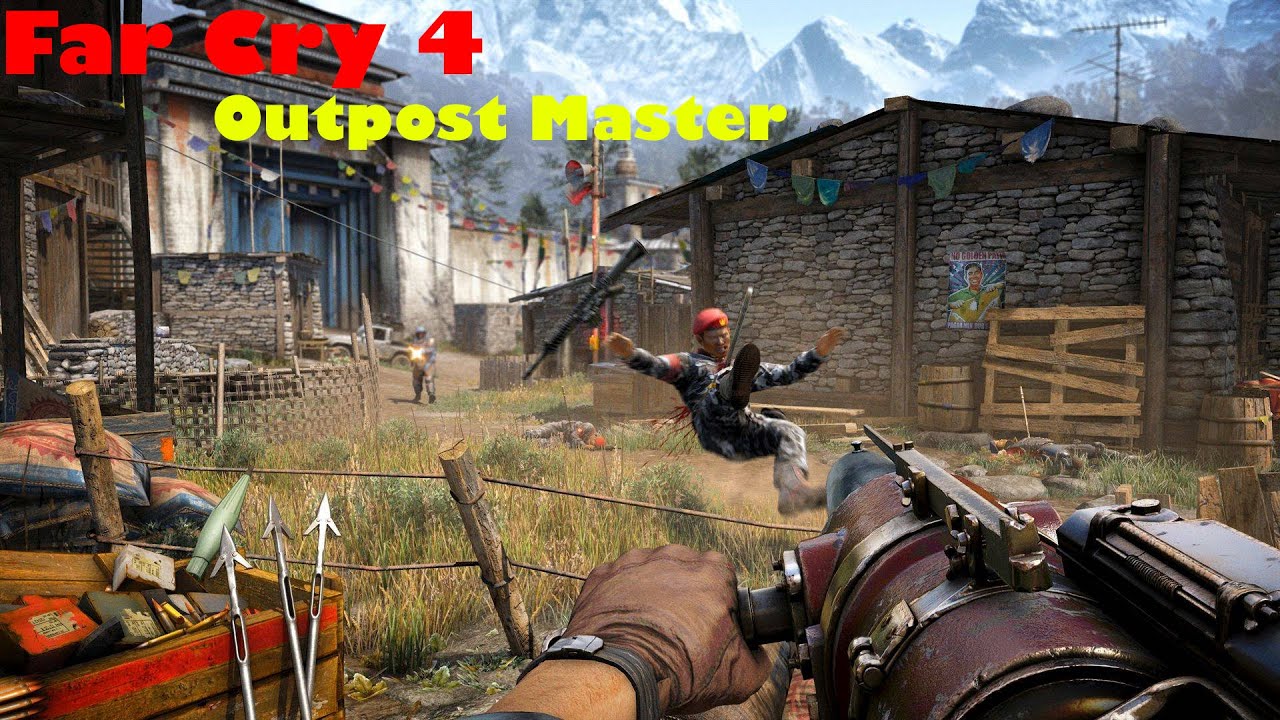 Far Cry 4 Outpost Master Mission stealth no alarm - YouTube