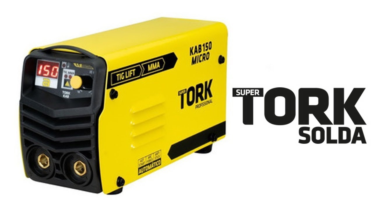 Maquina de solda Super Tork KAB 150 BV Micro - YouTube