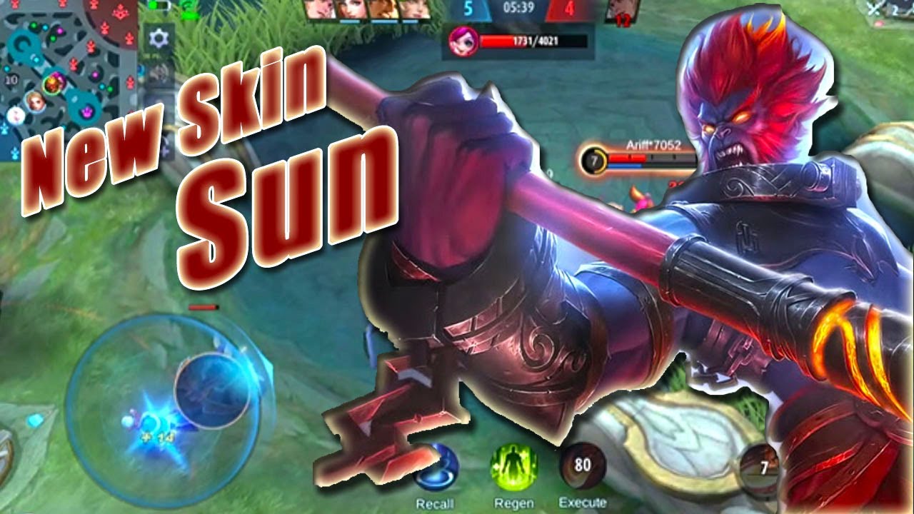 Mobile Legends Sun Wukong Build With New Skin Youtube