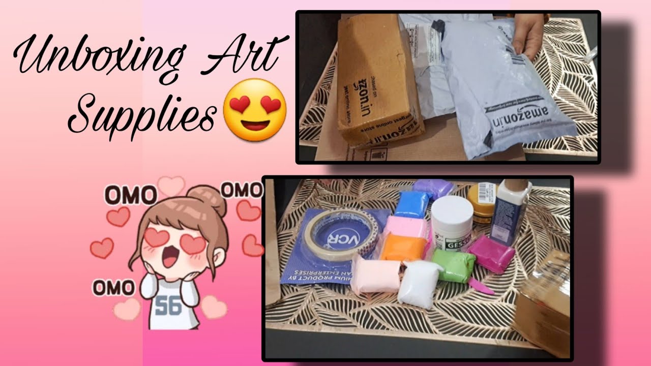Unboxing New Art Materials Ordered from Amazon🔥| What's inside it ...