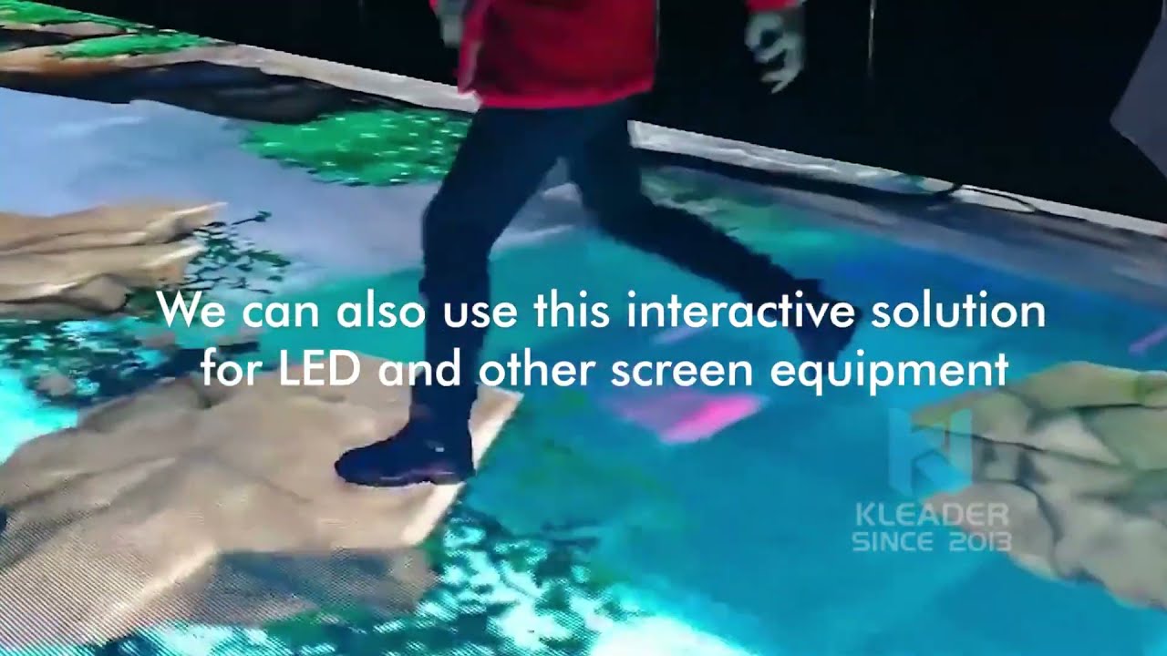Interactive Projection Floor: A New Way to Engage Customers - YouTube