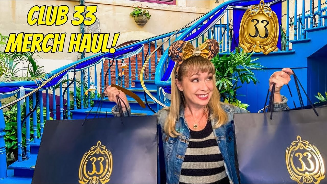 New Disneyland Club 33 Merch! | What Did We Buy?? - YouTube