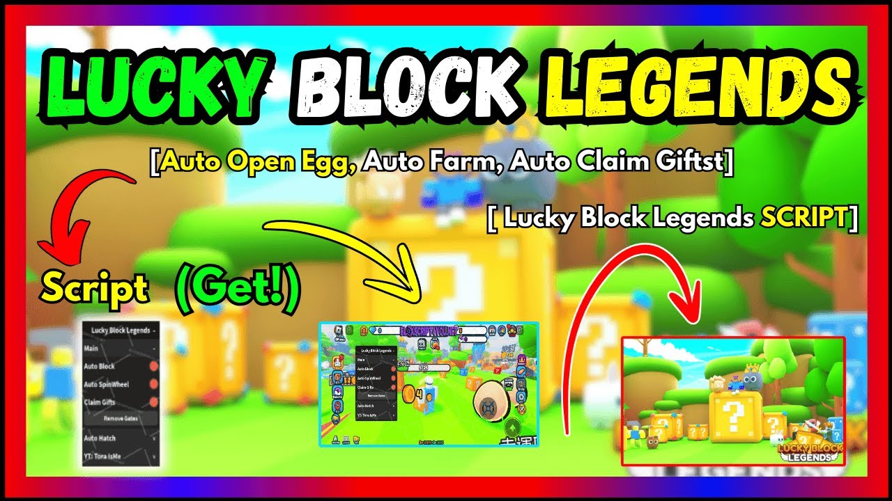 LUCKY BLOCK LEGENDS SCRIPT - Free Download and Copy - YouTube