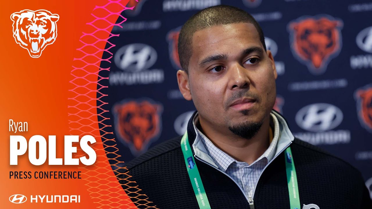 Ryan Poles on combine, free agency outlook | Chicago Bears - YouTube