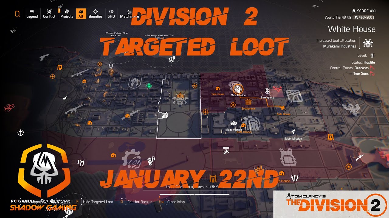 The Division 2 | Targeted Loot | January 22 - YouTube