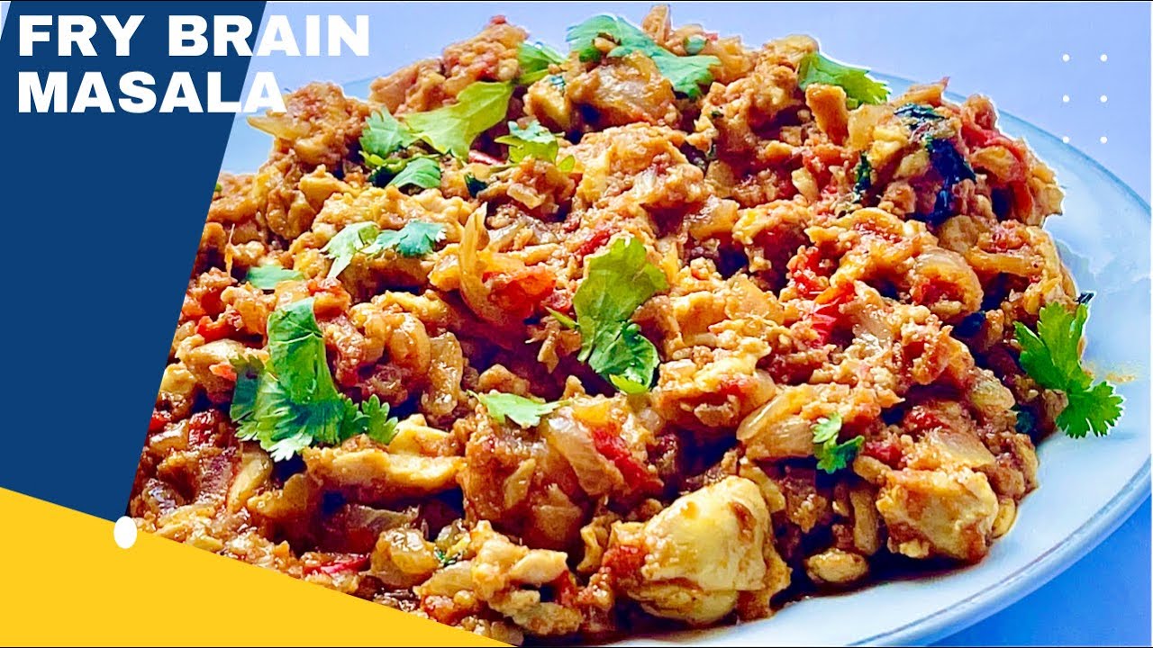 Maghaz Masala Recipe | Maghaz Fry Recipe | Bheja Fry Recipe | Brain ...