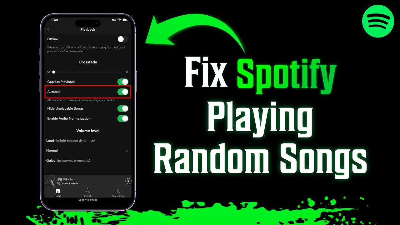 How To Fix Spotify Playing Random Songs Easy - YouTube