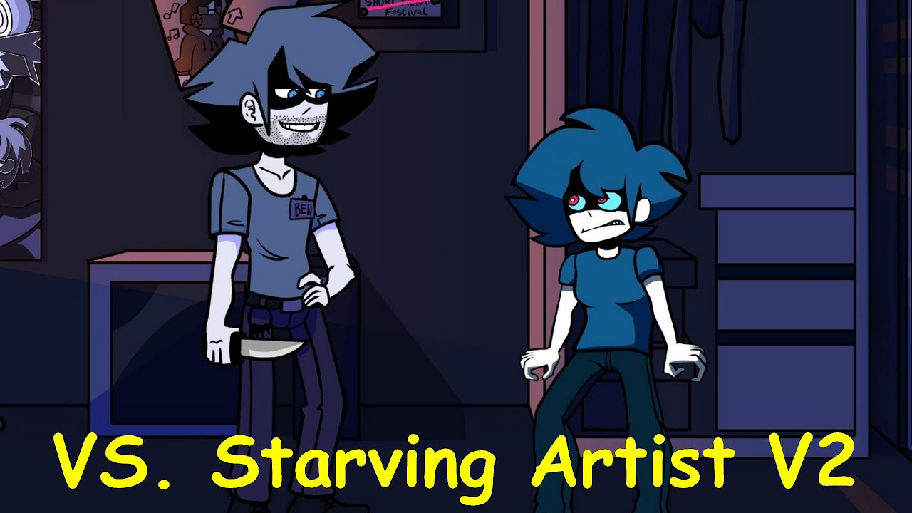 VS. Starving Artist V2: Retaken Sanity Full Week + (Cutscenes / Bonus ...