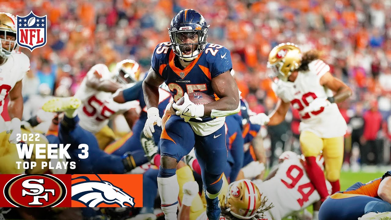 Denver Broncos Top Plays vs. San Francisco 49ers | 2022 Regular Season ... Denver Broncos Top Plays vs. San Francisco 49ers | 2022 Regular Season ...