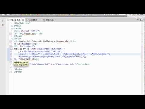 JavaScript Bookmarklet Tutorial - YouTube