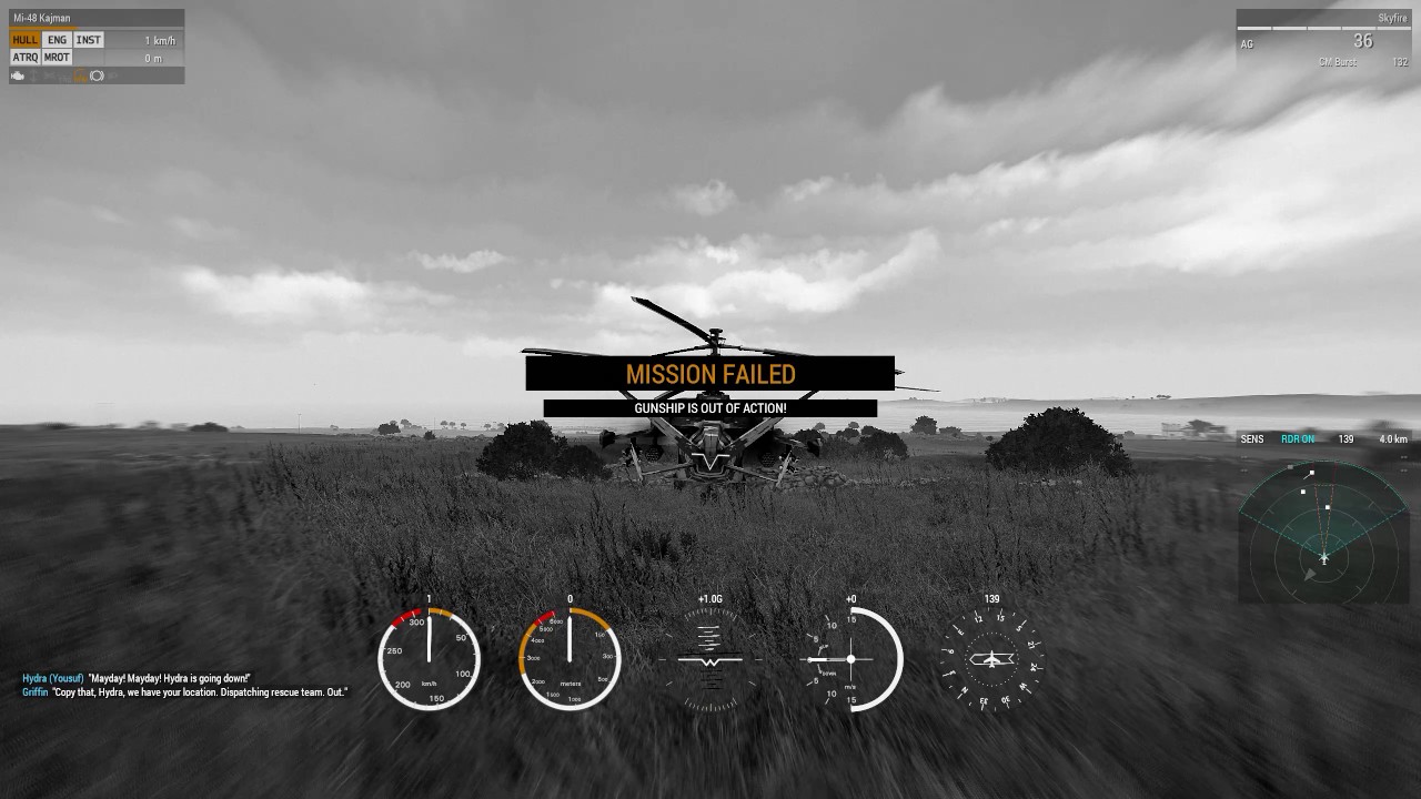 ArmA 3 gunship show case mouse + kb FFS - YouTube