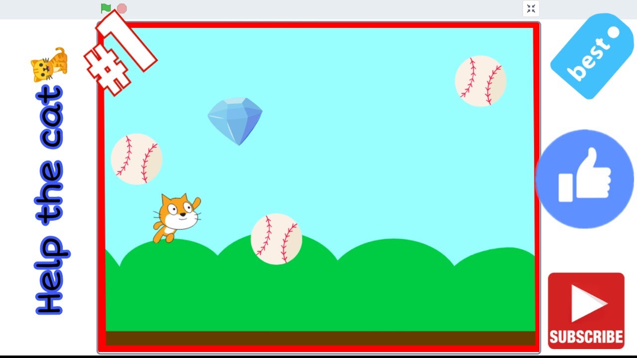 || Help The Cat || A game made with scratch || Scratch projects ...