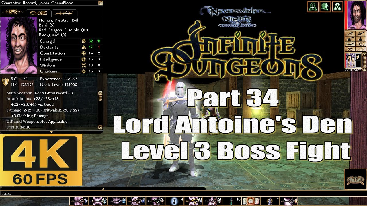 Neverwinter Nights Enhanced Edition Infinite Dungeons Part 34 Lord ...