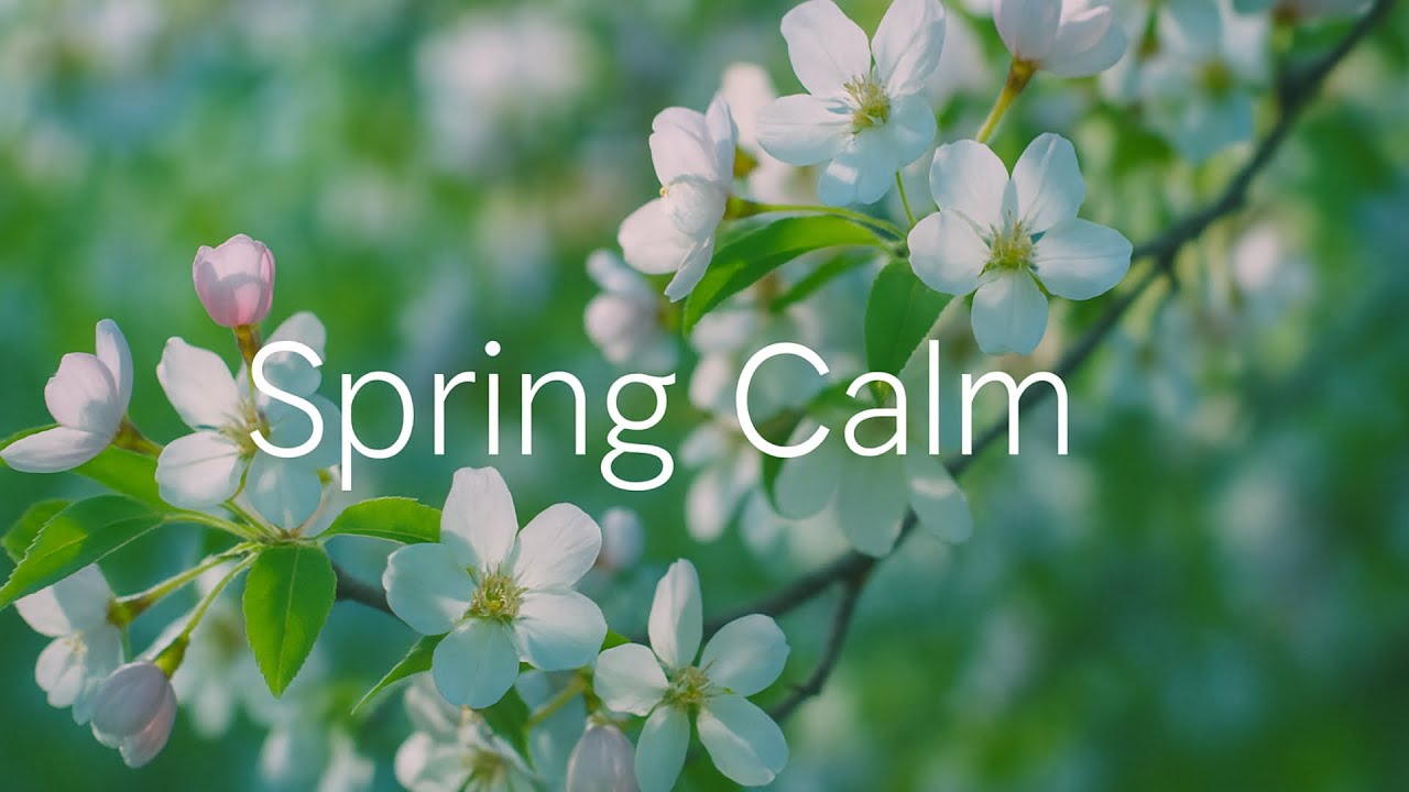 Spring Blossoms in 4K | Relaxing Piano Music for Stress Relief, Sleep ...