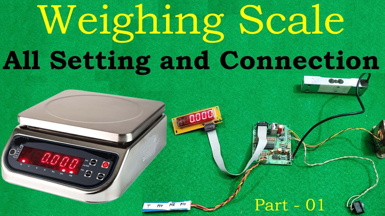 Weighing Machine Calibration All setting and Connection ll - YouTube