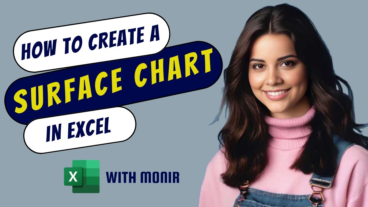 How to create a surface Chart in Microsoft Excel - YouTube
