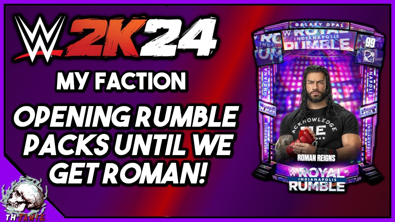 OPENING ROYAL RUMBLE PACKS UNTIL I GET ROMAN! WWE 2K24 MyFaction - YouTube
