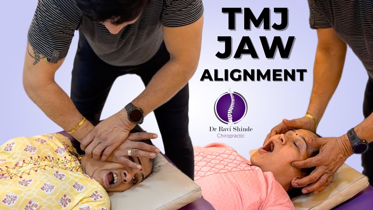 THE ULTIMATE TMJ JAW #chiropracticadjustment cracking asmr By Dr Ravi ...