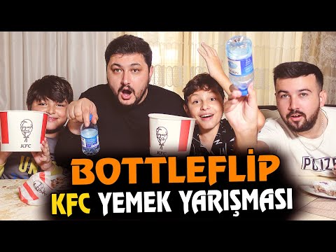 KFC YEMƏK YARIŞMASI 🍗 + BOTTLE FLIP ÇALLENGE! – Gülməli Ailə Kapışması!
