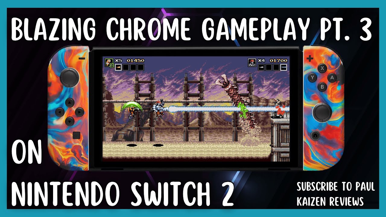 Nintendo Switch 2 Gameplay - BLAZING CHROME Gameplay Part 3 - YouTube
