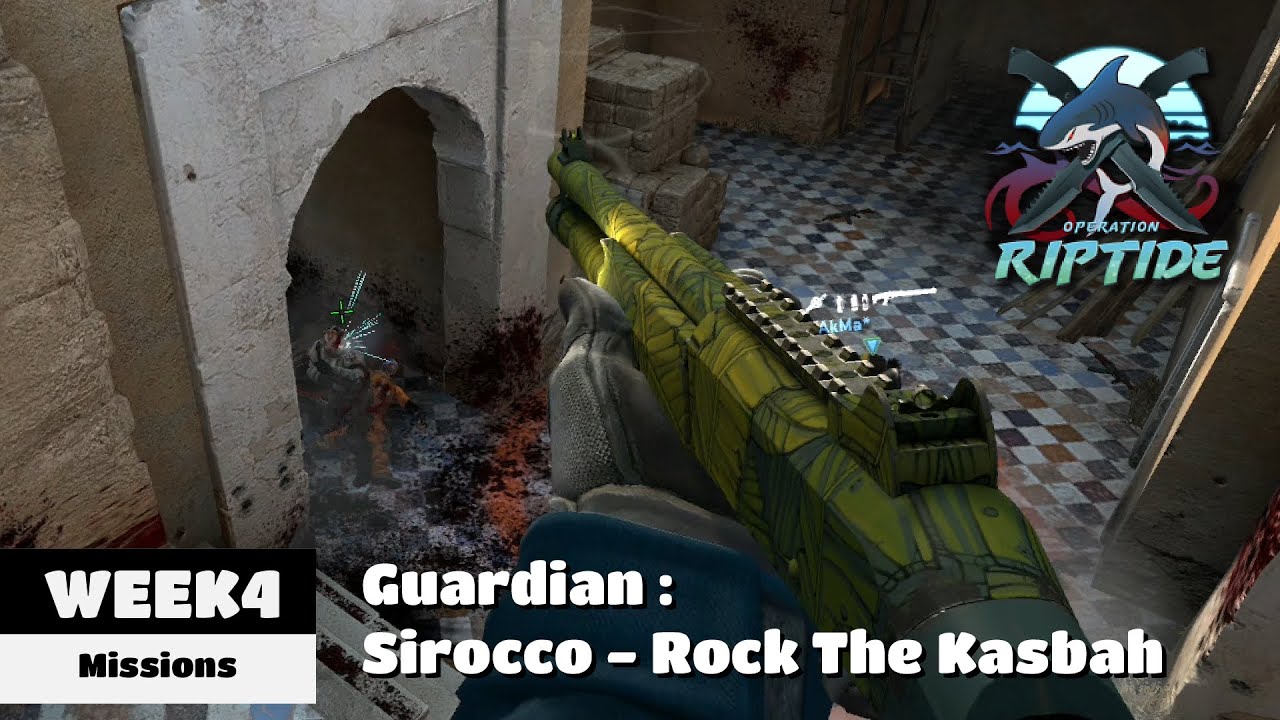 CS:GO Operation Riptide | Week 4 | Mission : Guardian - Sirocco - Rock ...