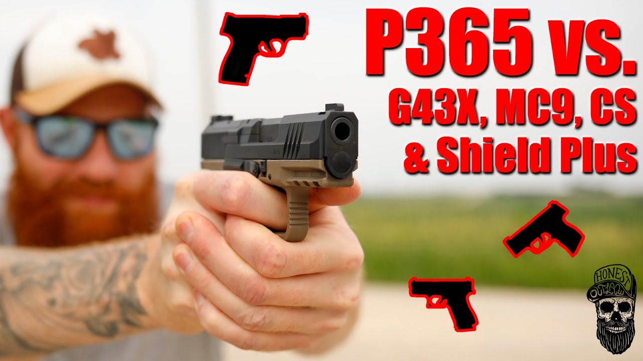 On The Range: Sig P365 vs Shield Plus, Canik MC9, Glock 43X, Staccato ...