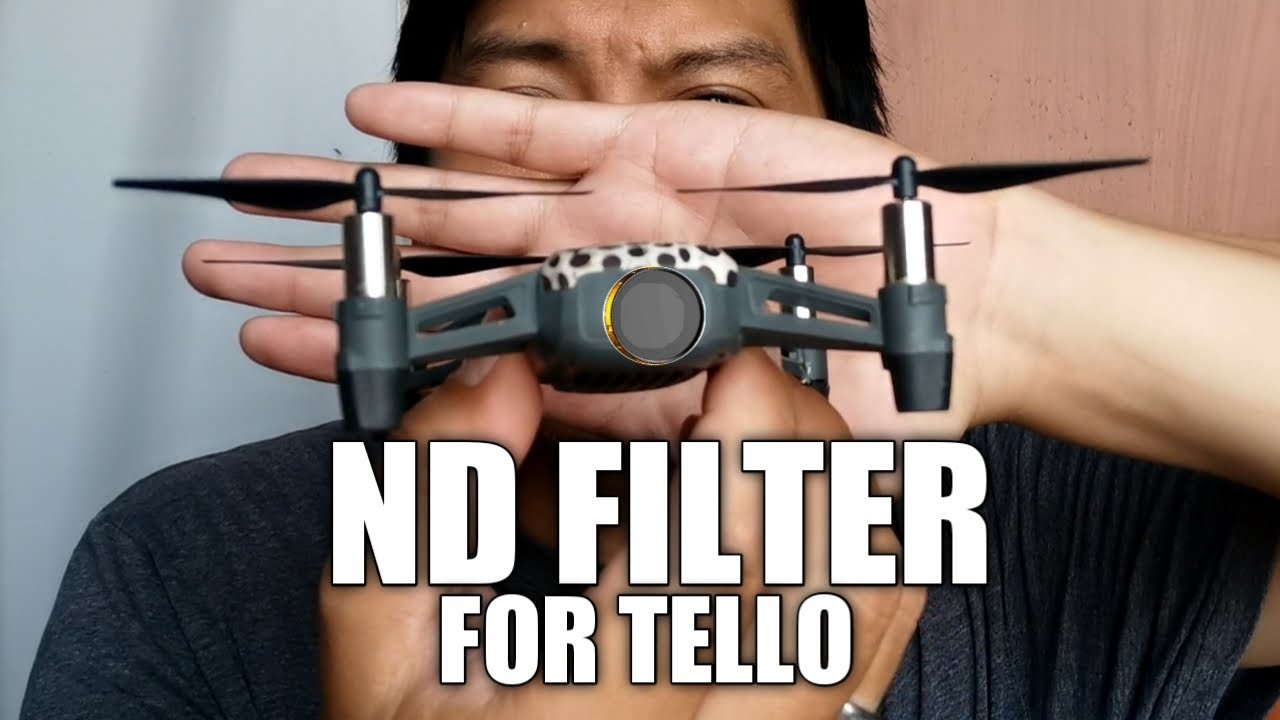 ND FILTER FOR TELLO DIY #TELLO #DJI - YouTube