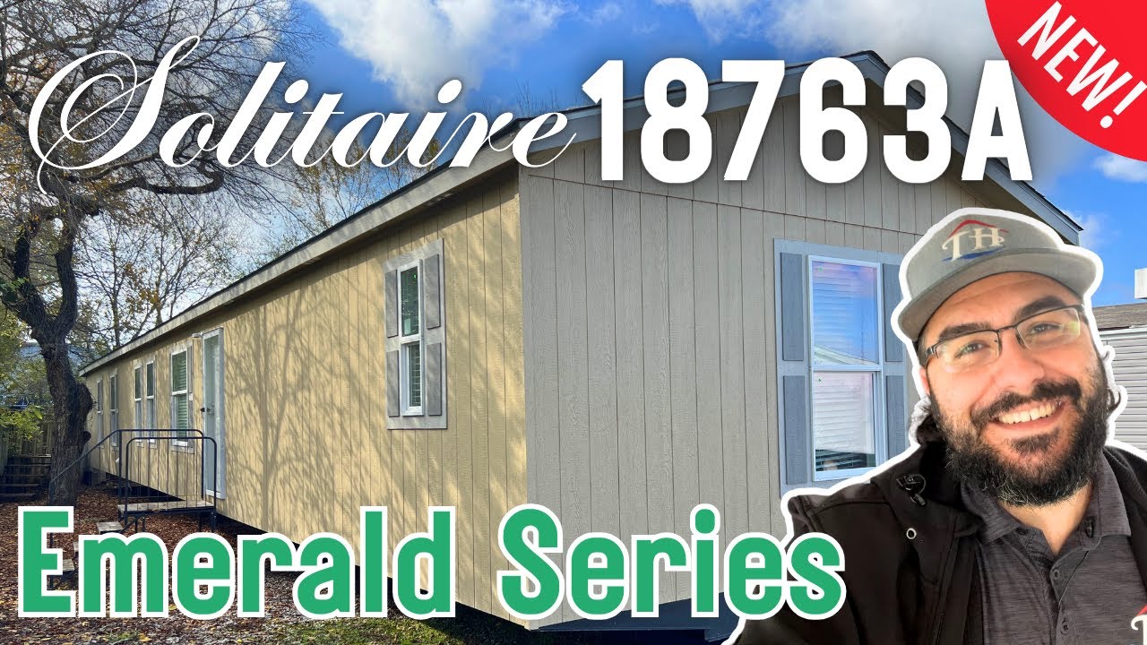 Solitaire Homes Emerald 18763A Full Tour | 18' Single Wide Manufactured ...