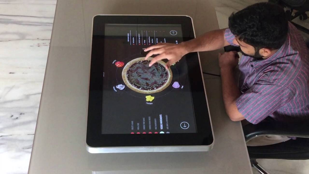 The Interactive Pizza Table - YouTube