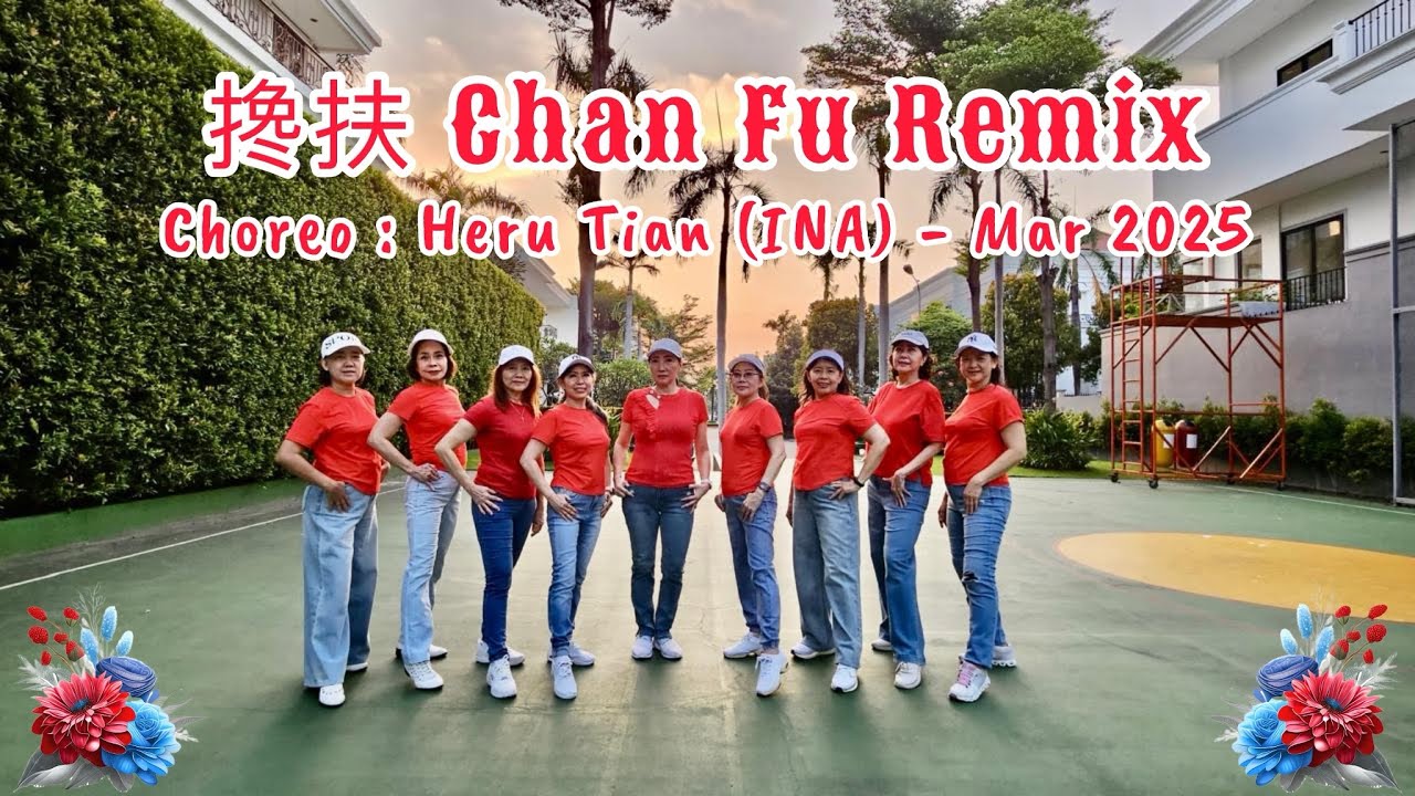 搀扶 Chan Fu Remix ⁠Line Dance @lindarosani4776 - YouTube